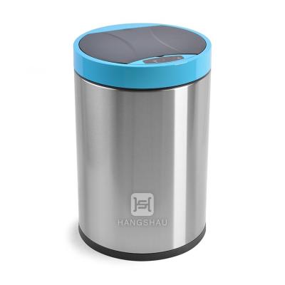 China 10L 430 stainless steel round smart bin for sale