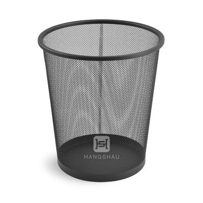 China 12L round office iron rubbish bin for sale