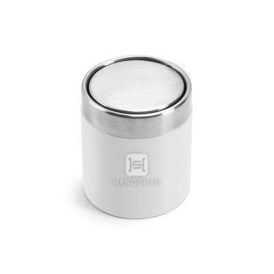 China 1.5L stainless steel table top swing dust bin for sale