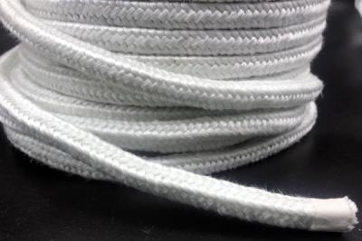 China Braided Fiberglass Rope Custom made Glass Fiber Rope For Fireproof, Color white for sale