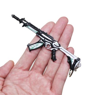 Cina modello Keychains del gioco della lega del vandalo di Valorant Reaver della catena chiave della pistola del metallo di 12cm in vendita