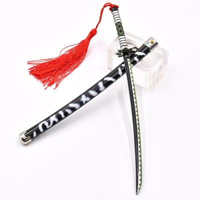 中国 ABSはナイフが自動Sanemiによってが現れる日本製アニメの剣のKeychainの鬼の殺害者Shinazugawaを立てる 販売のため
