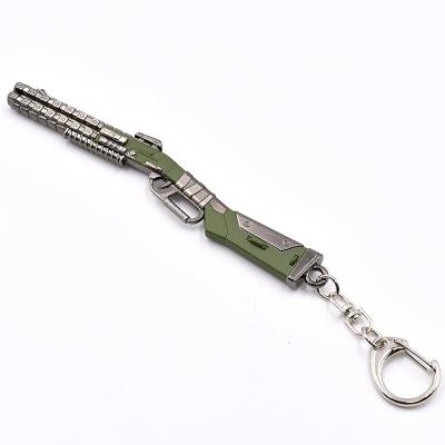 Cina La protezione di pace dell'eroe dell'APICE ha sparato i modelli della pistola gioca la mini catena chiave del metallo dal produttore della Cina 11cm in vendita