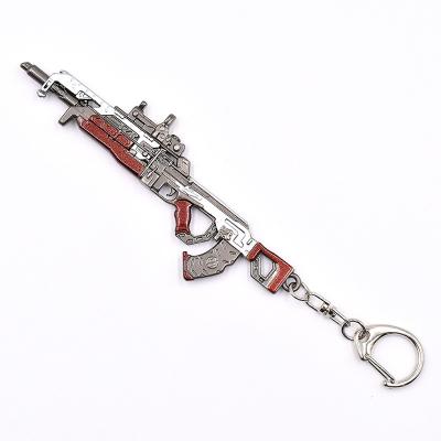 Cina Metal Game Gun Item Mini Keychain Toy Apex VK47 Assault Rifle Model in vendita