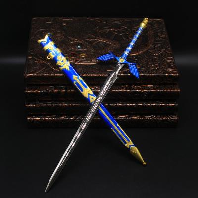 China ODM Anime Sword Keychains Model Miniature Alloy Sword With Display Stand à venda