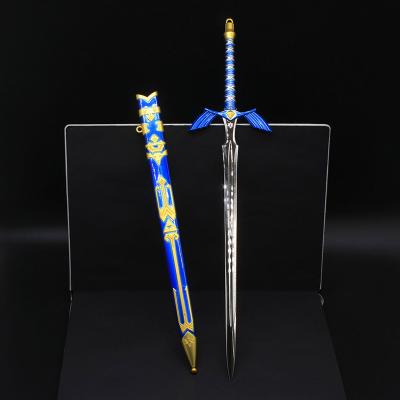 China ODM Anime Sword Keychains Model Miniature Alloy Sword With Display Stand à venda