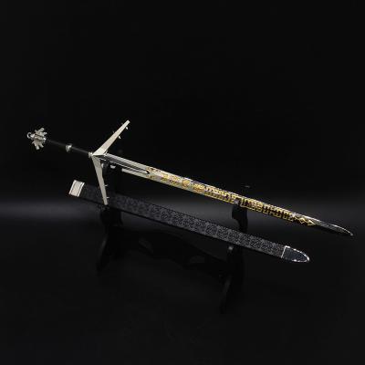 Cina 30CM Anime Sword Keychains Rivia Sword Inspired By The Witcher Great Sword With Scabbard Wall Decor in vendita
