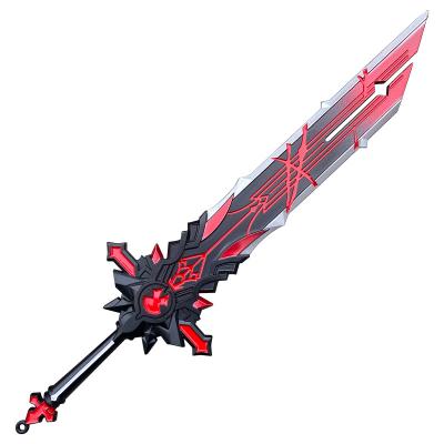 Cina Metal casting Unisex Anime Sword Keychains For Diluc Or Razor in vendita