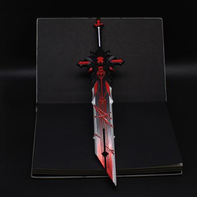 Cina Metal casting Unisex Anime Sword Keychains For Diluc Or Razor in vendita