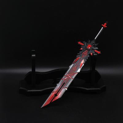 Cina Metal casting Unisex Anime Sword Keychains For Diluc Or Razor in vendita