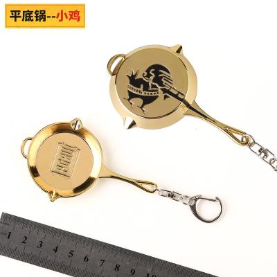 中国 3D Metal Keychain PUGB Pan Roaring Grizzly Bear Escape Shooter Game Exquisite Restore Game Props 販売のため
