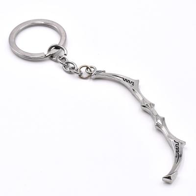 Cina League of Legends LOL hot game Ice Archer Mini metal bow and arrow ornaments Keychain Detail reduction exhibition gift f in vendita