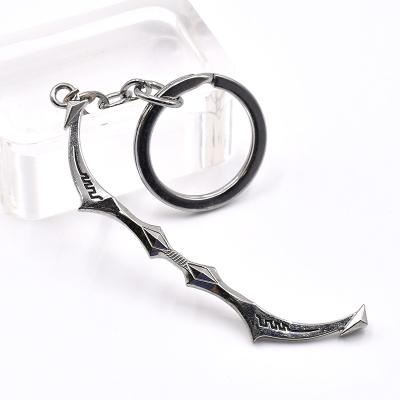Cina League of Legends LOL hot game Ice Archer Mini metal bow and arrow ornaments Keychain Detail reduction exhibition gift f in vendita