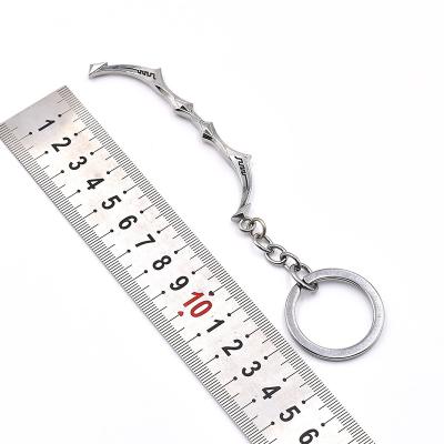 Cina League of Legends LOL hot game Ice Archer Mini metal bow and arrow ornaments Keychain Detail reduction exhibition gift f in vendita
