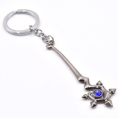 中国 Moba Game Lol Character Props Key Chain Metal Crafts Gold Copper Details Restore Gift Decoration 販売のため