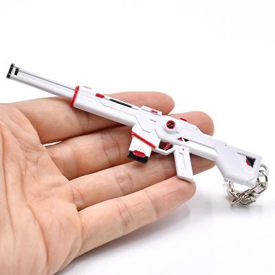 China Valorant Shooter Spectrum Phantom Metal Gun Models Keychain Crafts Customization for sale