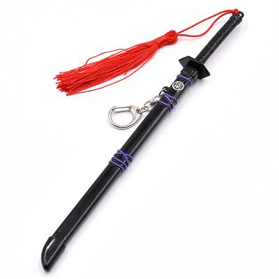 Cina Anime Assassin 567 popular character exclusive outfit katana Metal crafts black sword keychain gift decoration in vendita