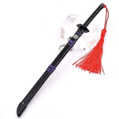 Cina Anime Assassin 567 popular character exclusive outfit katana Metal crafts black sword keychain gift decoration in vendita
