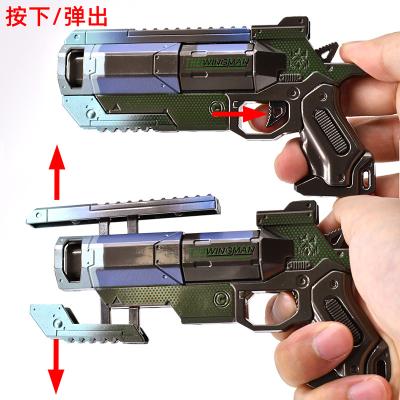 Chine Custom pistol model shooting game Apexs13cm Blue Little Helper Shape-changing cosplay props toy gift Decorative à vendre