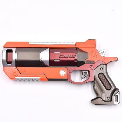 China Global popular shooting game apexs game props orange small helper metal crafts and other proportional gun model Te koop