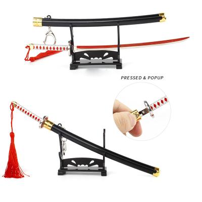 Cina Spada commovente automatica di Keychain 22 cm Elasitc del modello di Tsuyuri Kanao 3D dell'assassino del demone in vendita