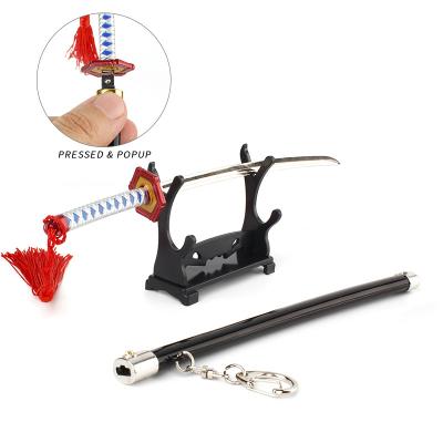 Cina Assassino in lega di zinco del demone di Keychain Sword For del modello 3D di Tomioka Giyuu in vendita