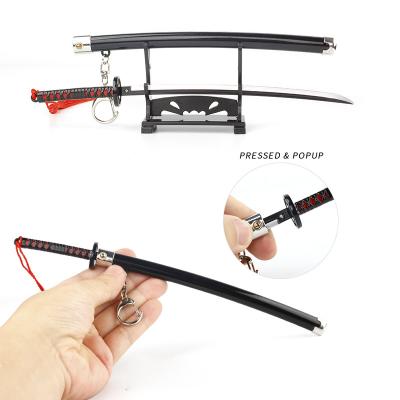 Cina Catena chiave Mini Katana Sword della spada di Kamado Tanjirou Nidai dell'assassino del demone in vendita