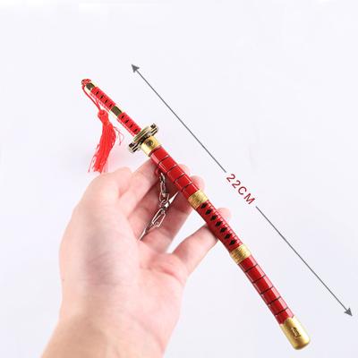 Cina Pezzo in lega di zinco di Keychain Sword One del modello 3D di Sandai Kitetsu di anime in vendita