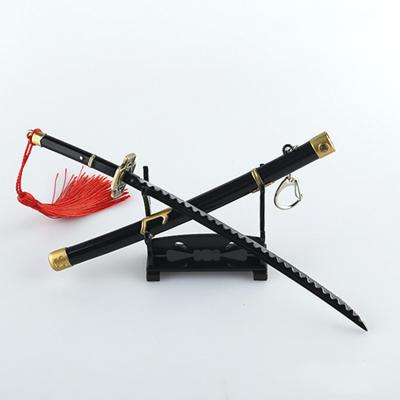 Cina Lega di un pezzo di Keychain Sword Zinc del modello di Zoro Yubashiri 3D in vendita