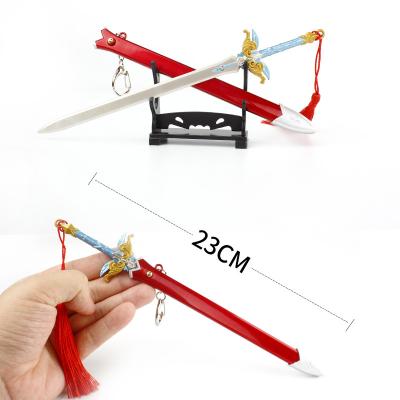 Cina Spada su ordinazione Art Online Asuna Model Keychain della Catena chiave 22 cm della spada di dimensione in vendita