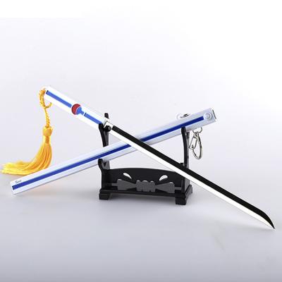 Cina Spada commovente automatica di Sasuke Katana Keychain White 22CM Elasitc in vendita