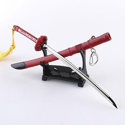 China Agame Ga Kill 22CM 3D Model Elastische Zwaard van Keychain Zinc Alloy Te koop