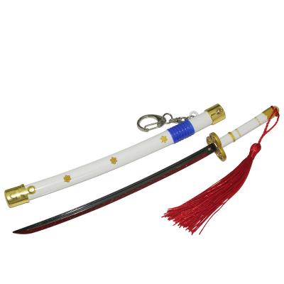 Cina Ame di un pezzo nessuna lega di Keychain Sword Zinc del modello 3D di Habakiri 22CM in vendita