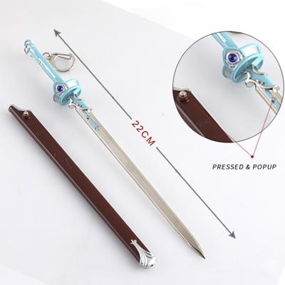 Cina Cosplay di Katana Asuna Sword Keychain Sword Art Online Mini Katana di anime in vendita