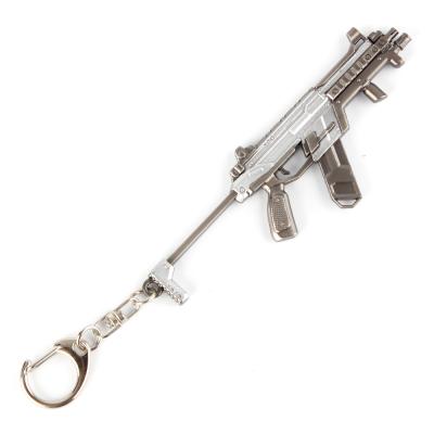 Cina Leggende dell'apice di Zinc Alloy Keychain 11CM del modello della pistola dello SMG R99 in vendita