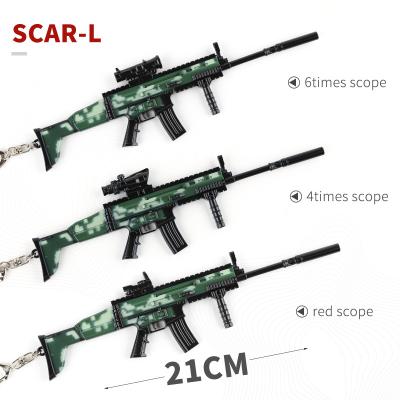 Cina Catena chiave 23cm della pistola della cicatrice-l della lega PUGB del metallo della raccolta del gioco in vendita