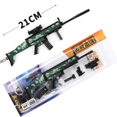 Cina Catena chiave 23cm della pistola della cicatrice-l della lega PUGB del metallo della raccolta del gioco in vendita