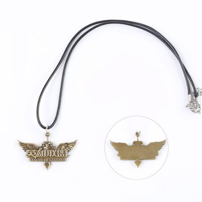 Cina Lega della decorazione dello zaino dell'insieme della collana di Logo Metal Zinc Alloy Pendants di leggende in vendita