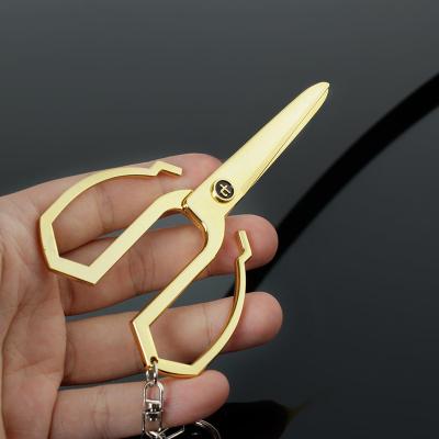 Cina Catena chiave a catena chiave dell'arma della lega del metallo di cosplay di forbici sette di anime in vendita