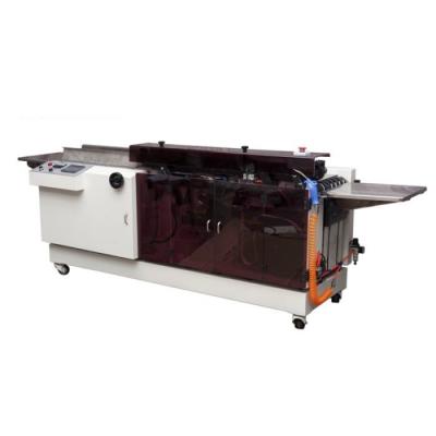 China HXBJ600 Book Block Spine Paper Pasting Machine  Automatically Paste The Spine for sale