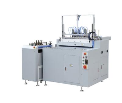China Semi Auto Case Making Machine For Notebooks Photo Books Folders Certificates Hardcover Books With Simultaneous Double Sided Wrapping One Operator Small Footprint Ideal For Digital Post Press for sale