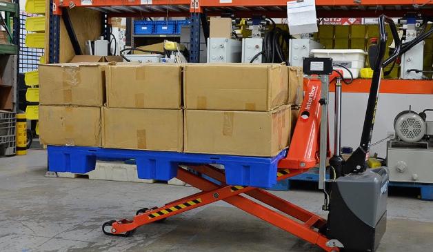 Electric Scissor Pallet Lifter Integrated Engine Maintenance Free ...