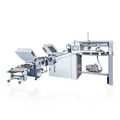 China High Speed Gantry Pallet Buckle Folding Machine Large Format Industrial Signature Production 6 Buckle Plates for sale
