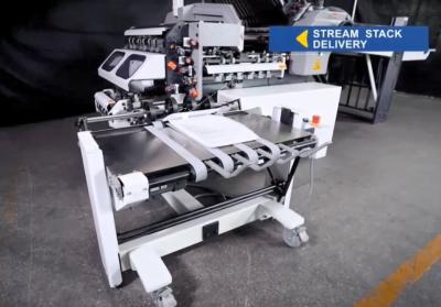 China Stream Press Stack Delivery Integrated Pressing Rollers Height Adjustable Infeed Sheet Marking Function for sale