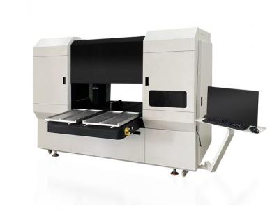 China HXEP400 Book Edge Digital Printing Machine designed for nonstop printing with dual working stations handling feeding and discharging for sale