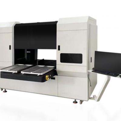 China HXEP400 Book Edge Digital Printing Machine featuring dual working stations for nonstop printing and handling of hardcover book edges for sale