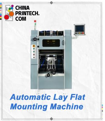 Automatic Lay Flat Mounting Machine With Automatic Feeding, Cold Gluing ...