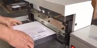 China HX480N Hardcover Book Nipping Machine 480mm Width Pneumatic Groover 400℃ Heat Control for sale