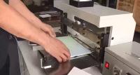China HX480N Hardcover Book Nipping Machine 480mm Width Pneumatic Groover 400℃ Heat Control for sale