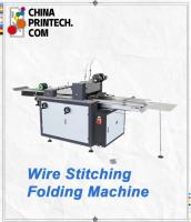 China HX350 Wire Stitching Folding Machine 340x295mm 30-80 Booklets Per Minute for sale